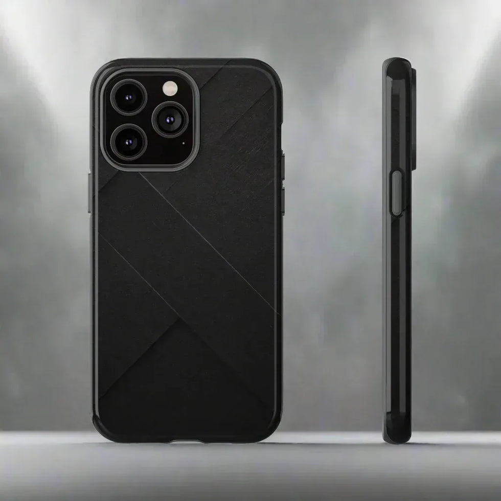 Matte Black Phone Case for iPhone 8-16 & Galaxy S10-S25 Models ...