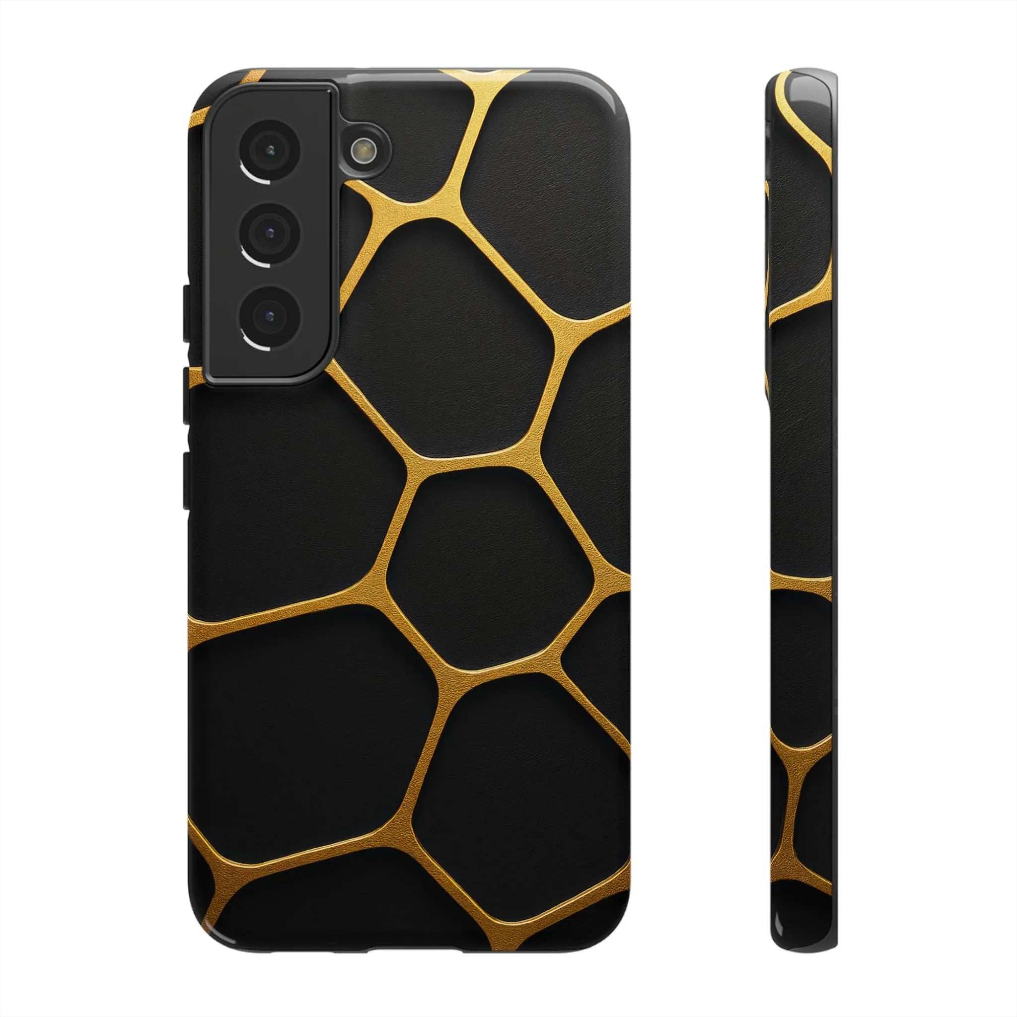 Golden Cellscape Phone Case for iPhone & Galaxy | KARARMDESIGN
