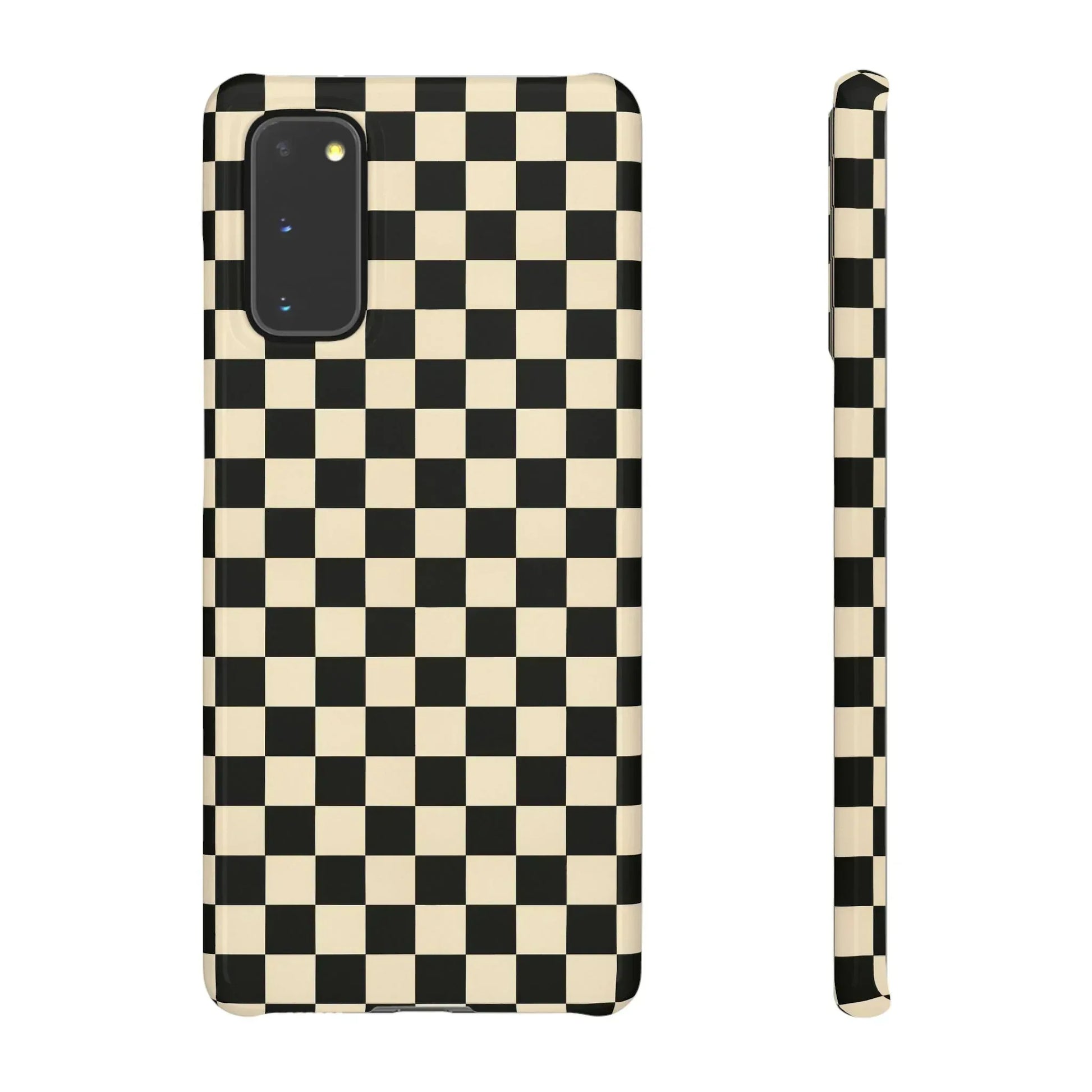 Stylish Matte Checker Case for iPhone and Samsung Galaxy| KARARMDESIGN
