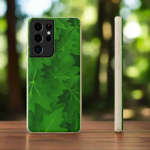 Botanical Bliss Phone Case – Minimalist Biodegradable | KARARMDESIGN