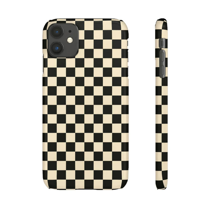 Stylish Matte Checker Case for iPhone and Samsung Galaxy| KARARMDESIGN