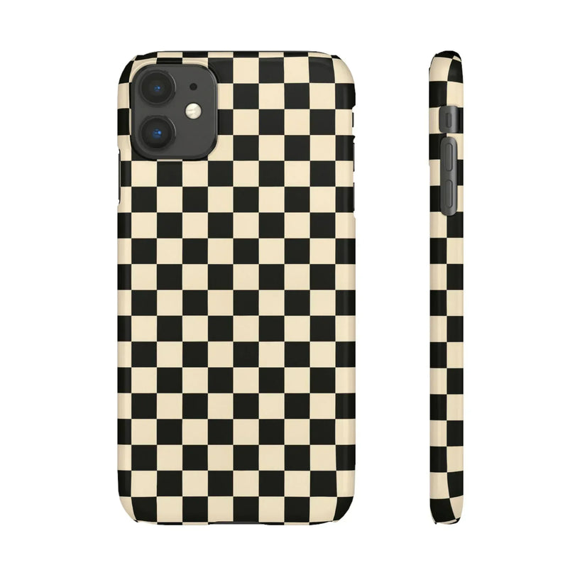 Stylish Matte Checker Case for iPhone and Samsung Galaxy| KARARMDESIGN