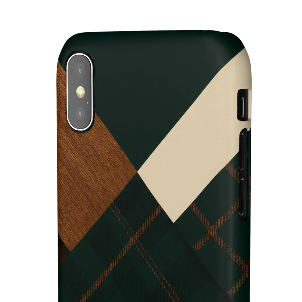 Rustic Green Phone Case for iPhone & Samsung | KARARMDESIGN