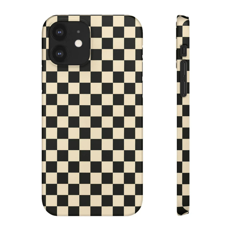 Stylish Matte Checker Case for iPhone and Samsung Galaxy| KARARMDESIGN