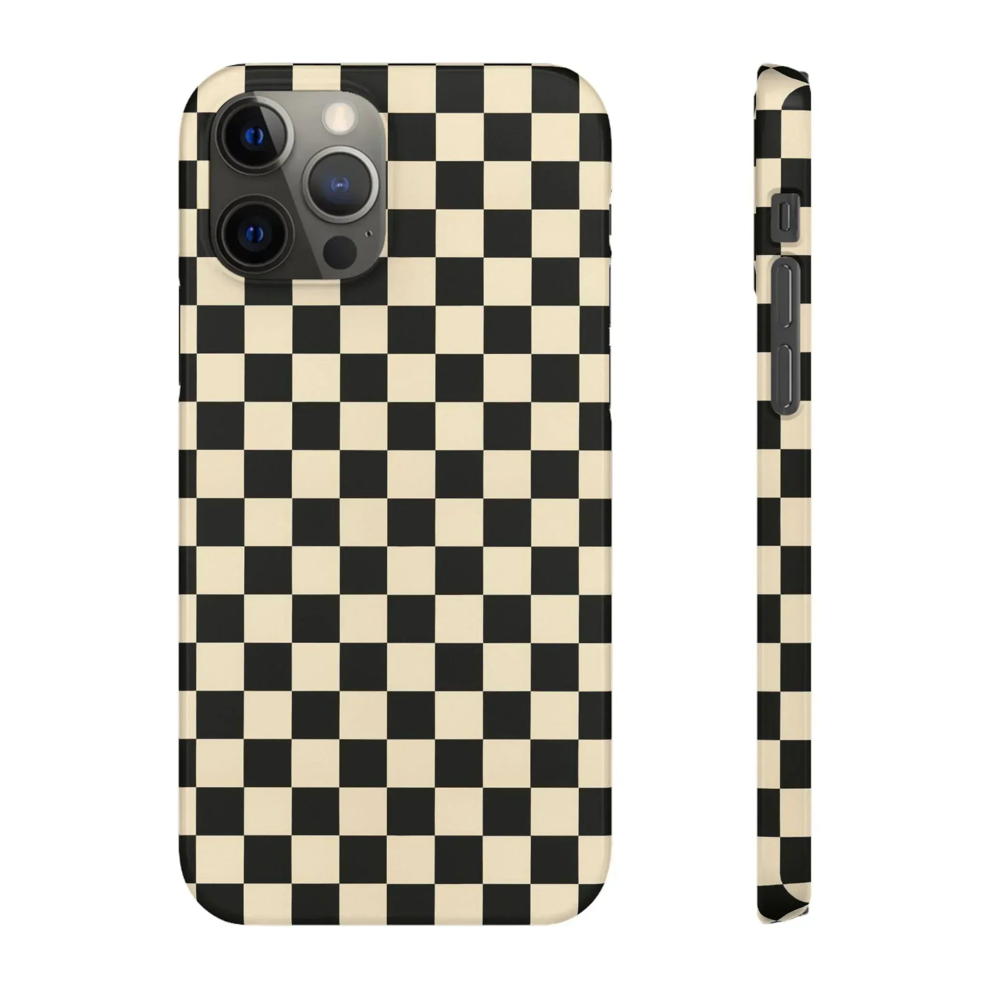 Stylish Matte Checker Case for iPhone and Samsung Galaxy| KARARMDESIGN