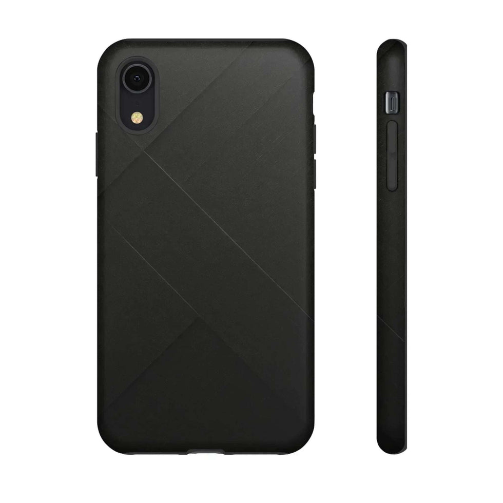 Matte Black Phone Case for iPhone 8-16 & Galaxy S10-S25 Models ...
