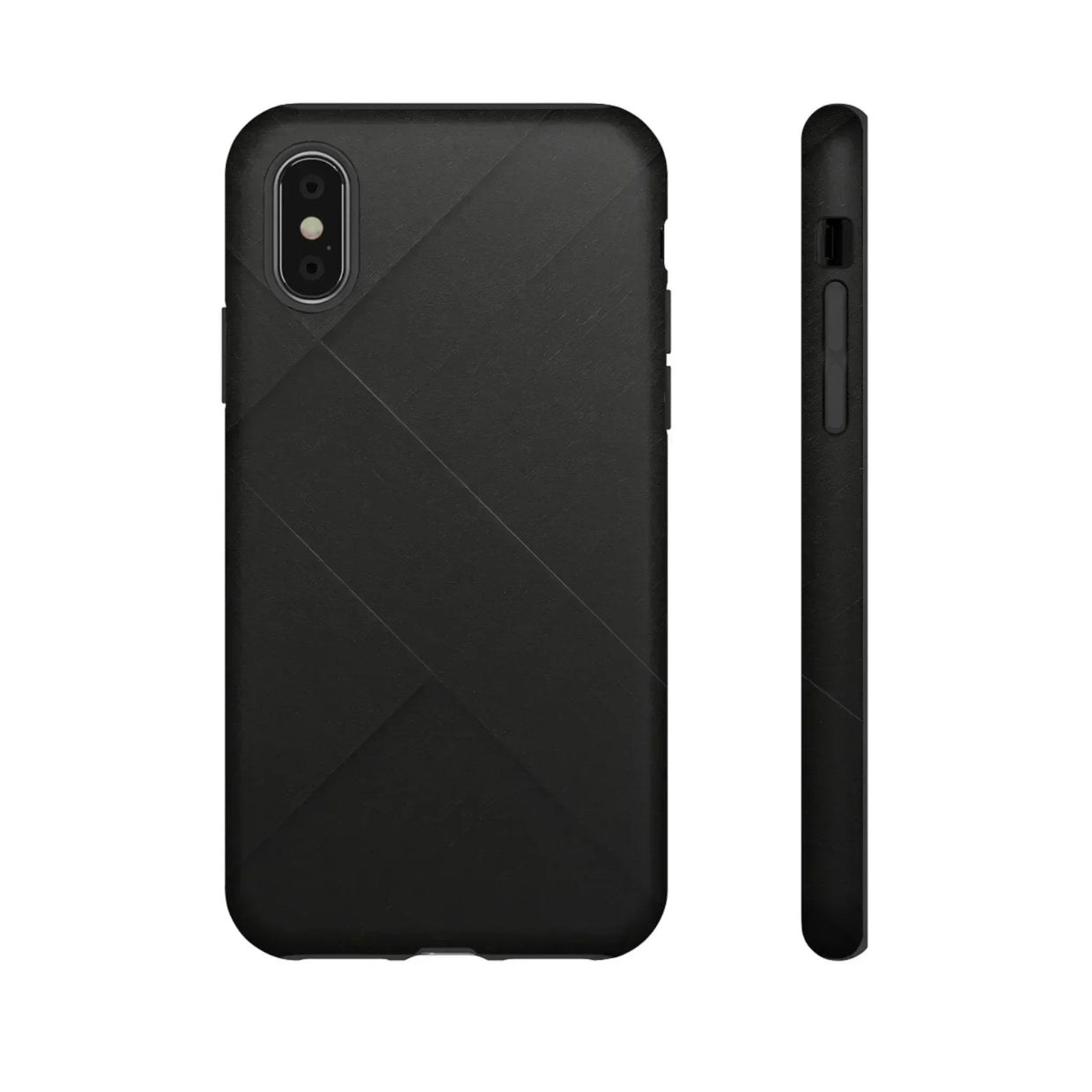 Matte Black Phone Case for iPhone 8-16 & Galaxy S10-S25 Models ...