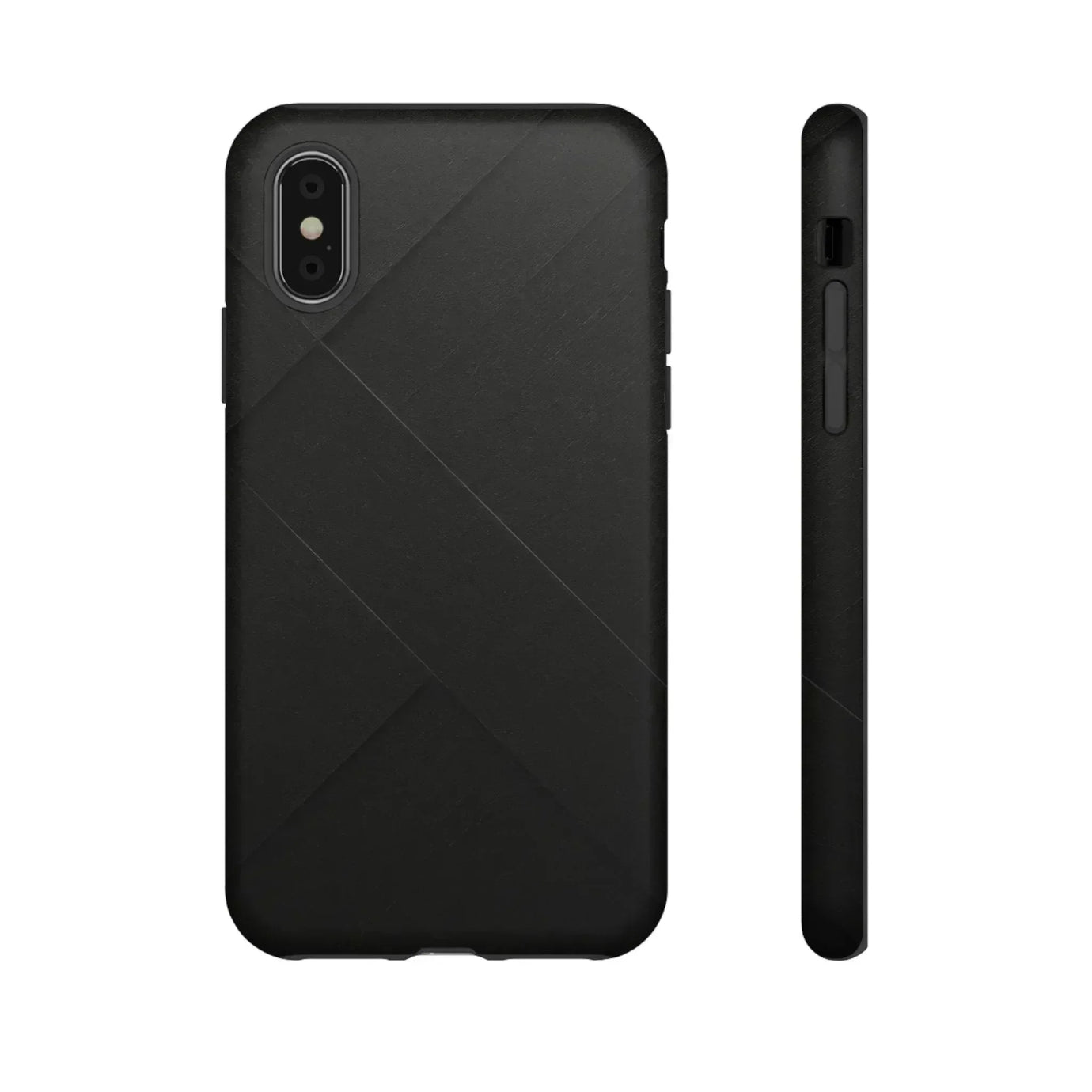 Matte Black Phone Case for iPhone 8-16 & Galaxy S10-S25 Models ...