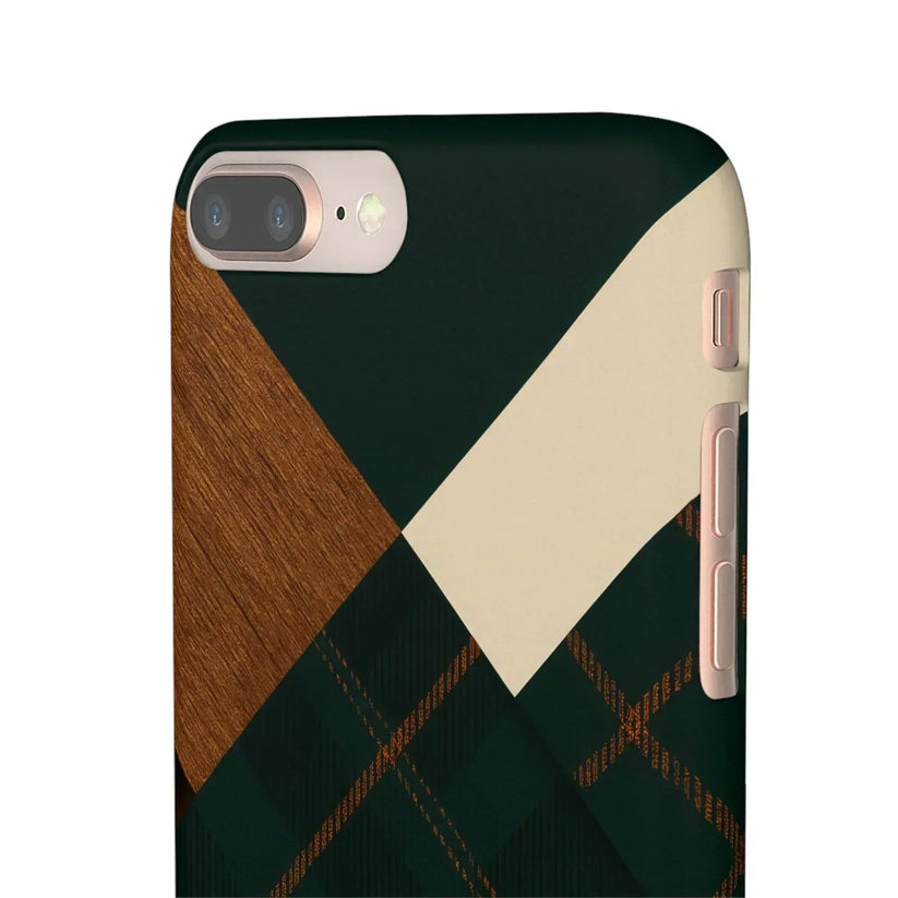 Rustic Green Phone Case for iPhone & Samsung | KARARMDESIGN