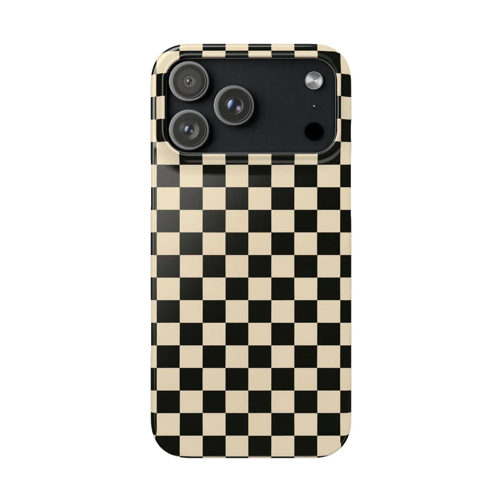 Stylish Matte Checker Case for iPhone and Samsung Galaxy| KARARMDESIGN
